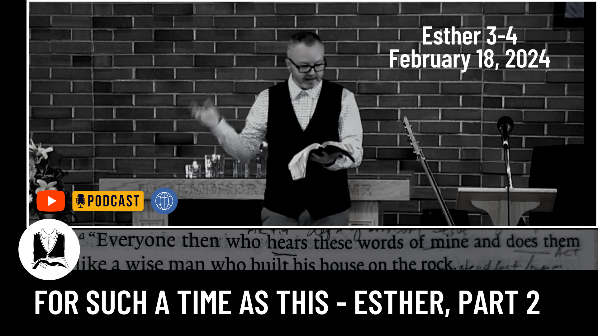 For Such A Time As This – Esther, Part 2 [Sermon] – Matthew Ruttan