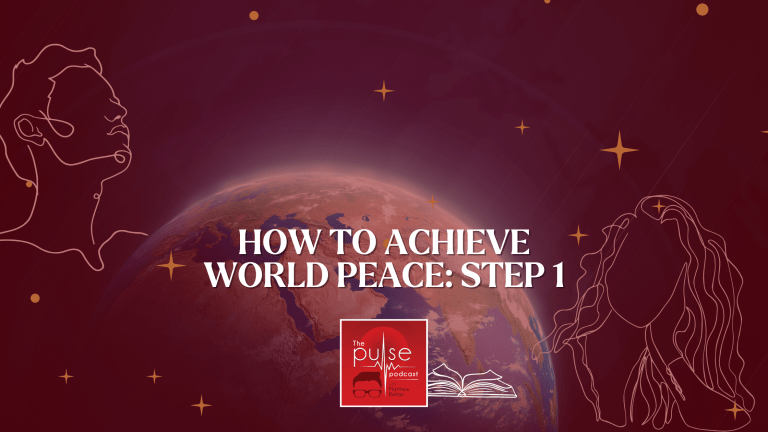 How To Achieve World Peace: Step 1 – Matthew Ruttan